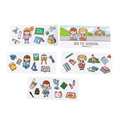 China Die Cut Skateboard Luggage Adhesive Vinyl Stickers for sale