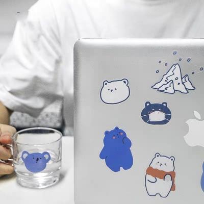 China BPA Free Vinyl Bopp Printed Adhesive Sticker Labels For Laptop for sale