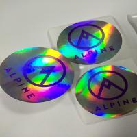 China BOPP 3D Hologram Label Sticker Holographic Vinyl Security Label for sale