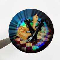 China Hot Stamping Sticker Gold Foil Labels Holographic Security Metallic Labels for sale