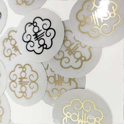 China Hot Stamp Foil Stamped Sticker Notary Seal label Sticker Anti Counterfeit for sale