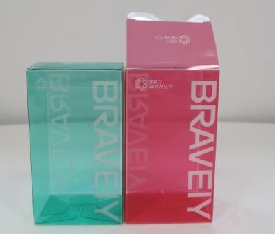 China 0.2mm Folding Clear PVC Packaging Box Glossy Varnishing for sale