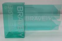 China 0.2mm Folding Clear PVC Packaging Box Glossy Varnishing for sale