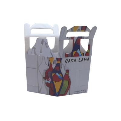China CMYK Wine Subscription Box laminated Arched Wine Shipping Box for sale