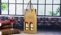 China Champagne Set Premium Paper Gift Box  Matte Lamination with a Window for sale