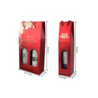 China Champagne Set Premium Paper Gift Box  Matte Lamination with a Window for sale