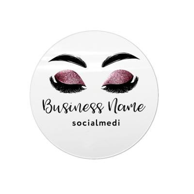 China Vinyl  Cosmetic Box Sticker Labels CMYK Luxury Private Label Sticker for sale