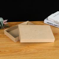 China Brown 350gsm Kraft Paper Gift Boxes Food Safe Foldable for sale