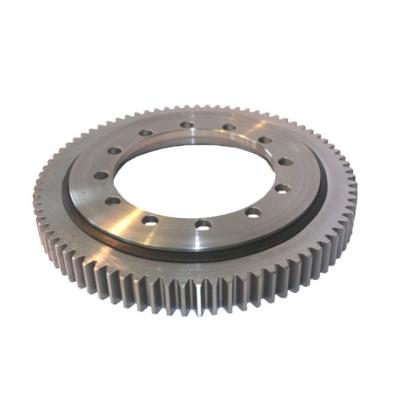 China TUV 0.1mm CNC Precision Machined Components For Tunnel Boring Machine , Slewing Ring Bearing With External Gear for sale