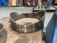 China 1.4462 F53 S32750 Forging Parts Stainless Steel Tank Flanges For Pulping Printing for sale