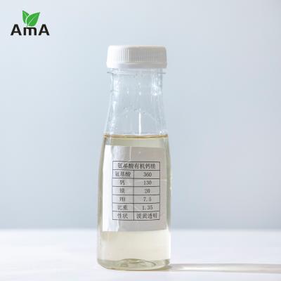China Natural Amino Acid Chelate Liquid Organic Fertilizer Calcium Magnesium 150g/L Ca 360g/L Aspartate for sale