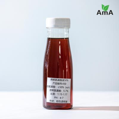China Enzymatic Amino Acids 50% Liquid Nitrogen Fertilizer 8-0-0 for Crops for sale