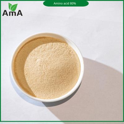 China Organic Enzymatic Hydrolysis Amino Acid 80% Powder Foliar Fertilizer 14-0-0 for sale