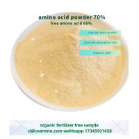 China Foliar Amino 70% Fertilizer Powder with 65% Free Amino Acids for Agriculture and Farming Plants for sale