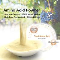 China 100% Water Soluble Free Amino Acids Organic Fertilizer 80% Amino Acid for Hydroponic Cultivation for sale