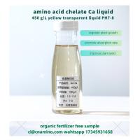 China Amino Acid Chelated Calcium Organic Fertilizer Transparent Liquid 100g/L Ca 400g/L Amino for sale