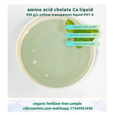 China Ca Mg Zn Organic Liquid Amino Acid Fertilizer 40% Total Amino Acid 10% Mineral Content for Green Food Crops for sale