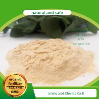 China Amino Acid Chelate Calcium Boron Water Soluble Fertilizer 35% Amino Acid 10% Ca 2% B for sale