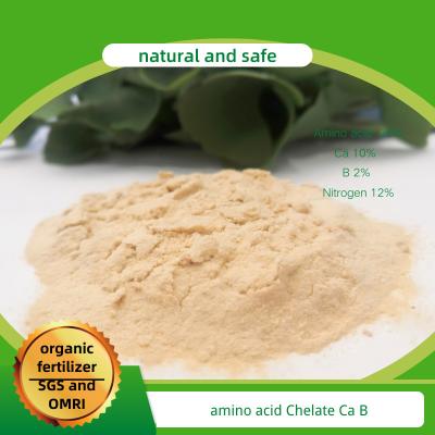 China Amino Acid Chelate Calcium Boron Water Soluble Fertilizer 35% Amino Acid 10% Ca 2% B for sale
