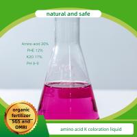 China Amino Acid Liquid Fertilizer with Potassium Phenylalanine 20% for Fruit Ripening and Coloration for sale
