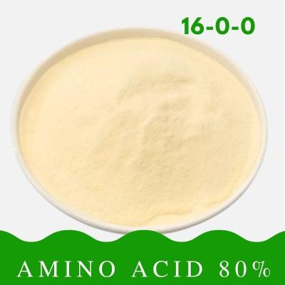 China Amino Acid Compound Nitrogen Organic Fertilizer 16-0-0 Water Soluble Powder 80% for sale