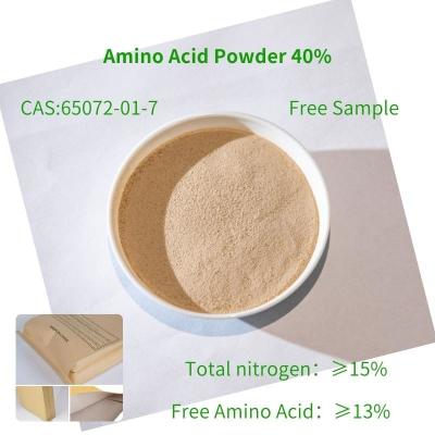 China Organic 40% Amino Acid Powder Fertilizer with 15% Total Nitrogen for Crop Growth and Soil Improvement for sale