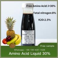 China Amino Acid Liquid Fertilizer 30% No Salt 8% Nitrogen Organic Soil Conditioner for sale