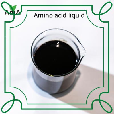 China Soy Based Organic Amino Acid Liquid Fertilizer 30% No Salt Protein Hydrolysate for sale
