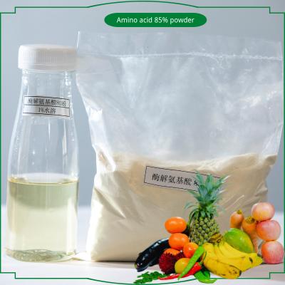 China Soy Protein Hydrolysate Amino Acid 85% Powder Fertilizer OMRI 16-0-0 for sale