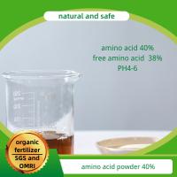 China Sulfuric Amino Acid Powder Fertilizer 40% Chlorine Free for Crops for sale