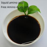 China Bio Dark Brown Liquid Free Amino Acid Organic Fertilizer 30% for Drip Irrigation for sale