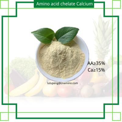 China Organic Foliar Fertilizer Amino Acid Chelated Calcium 100% Water Soluble 35% Amino Acids for sale