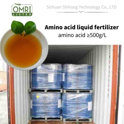 China Water Soluble Amino Acid 50% Liquid Fertilizer 8-0-0 Foliar Spray for Crop Growth for sale