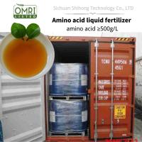 China Organic Nitrogen Fertilizer Enzymatic Hydrolysis Amino Acids 50% 8-0-0 OMRI for Foliar Irrigation for sale