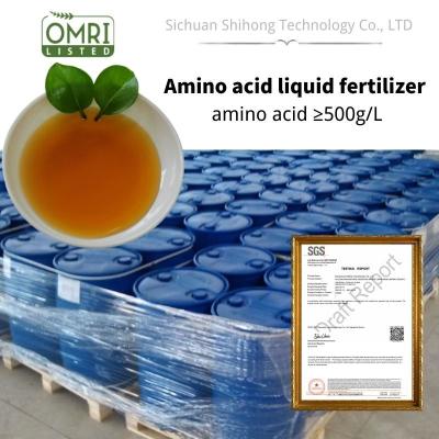 China OMRI List Soy Protein Enzymatic Amino Acids 8-0-0 Organic Nitrogen Fertilizer 4-6kg per Acre for sale