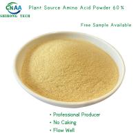 China 60% Vegetable Amino Acid Organic Fertilizer Powder 100% Water Soluble for Agriculture Nutrients Supplement for sale