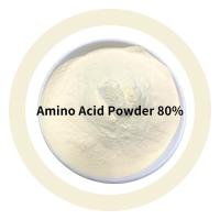 China OMRI Listed Amino Acid 80% Fertilizer Organic Nitrogen 14 Plant Source Hydrolysate Powder pH 4-6 for sale