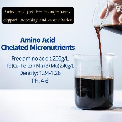 China Amino Acid Chelated Trace Elements Organic Nitrogen Fertilizer For Vegetables for sale