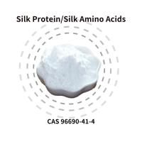 China SAAs Hydrolyzed Silk Protein White Powder N14.5% for Body Cream and Hair Care for sale