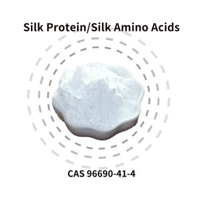 China SAAs Hydrolyzed Silk Protein White Powder N14.5% for Body Cream and Hair Care for sale
