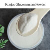 China Konjac Glucomannan Powder 4000 mPa.s Viscosity Food Additive Dietary Fiber 25kg Packaging for sale