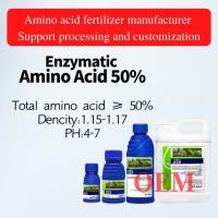 China Plant Source 50% Amino Acid Liquid Fertilizer 8-0-0 Foliar Fertilizer for Crop Growth for sale