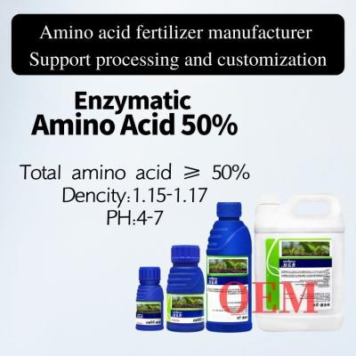 China Agricultural Liquid Fertilizer Amino Acid Organic Nitrogen 8-0-0 for Foliar & Irrigation Use for sale