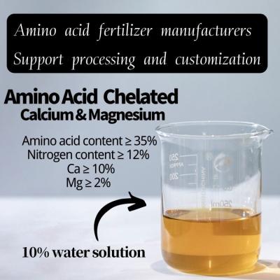 China Agricultural Amino Acid Powder Fertilizer Chelated Calcium Magnesium Water Soluble 600-800 Times Dilution for sale
