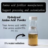 China OMRI Certified 80% Hydrolyzed Amino Acid Powder for Foliar and Irrigation Application for sale
