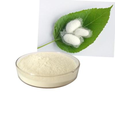 China Hydrolyzed Silk Amino Acid Powder 90% Cosmetic Grade Sericin for Skin Hair Care for sale