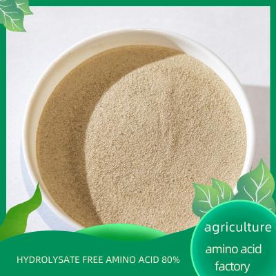 China Organic Nitrogen Fertilizer Free Amino Acid S80% Hydrolyzed Protein Powder 80% Total Amino Acid for sale