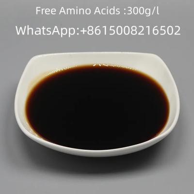 China Liquid Amino Acid Organic Foliar Fertilizer 30% Total Amino Acid No Salt No Chloride for sale