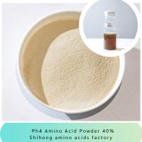 China PH4 Amino Acid Powder 40% - 100% Water Soluble Organic Fertilizer with 17% Total Nitrogen for Crops for sale