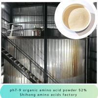 China Alkaline Amino Acid Fertilizer Powder 52% Water Soluble pH 7-9 No Caking for sale